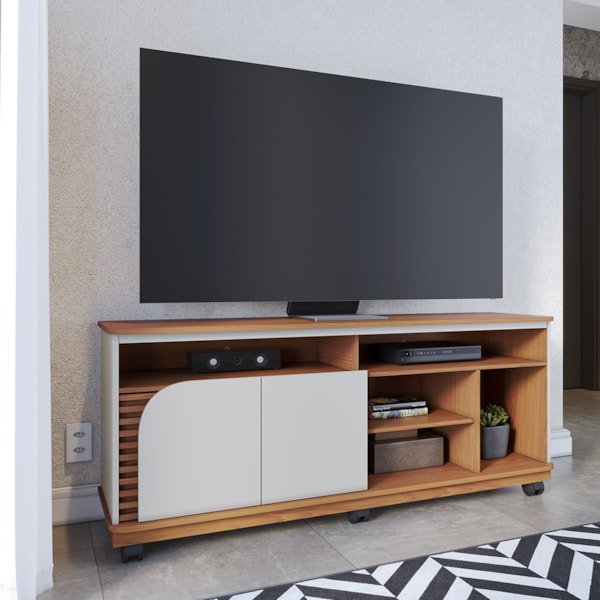 Rack Bancada Jurere Para TV até 65" Polegadas - Loja DoceLar