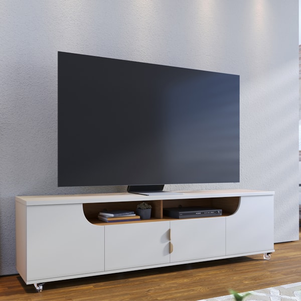 Rack Bancada Santorini Para TV até 75 Polegadas - Loja DoceLar