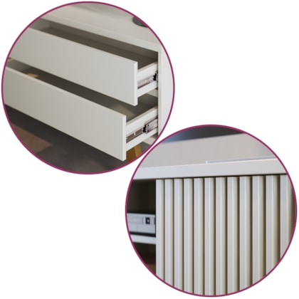 Rack Bancada Veneza Para TV até 65" Polegadas - Loja DoceLar