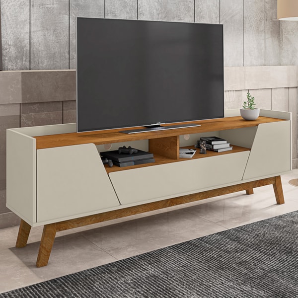 Rack Sala Florença para TV até 70 Polegadas - Loja DoceLar